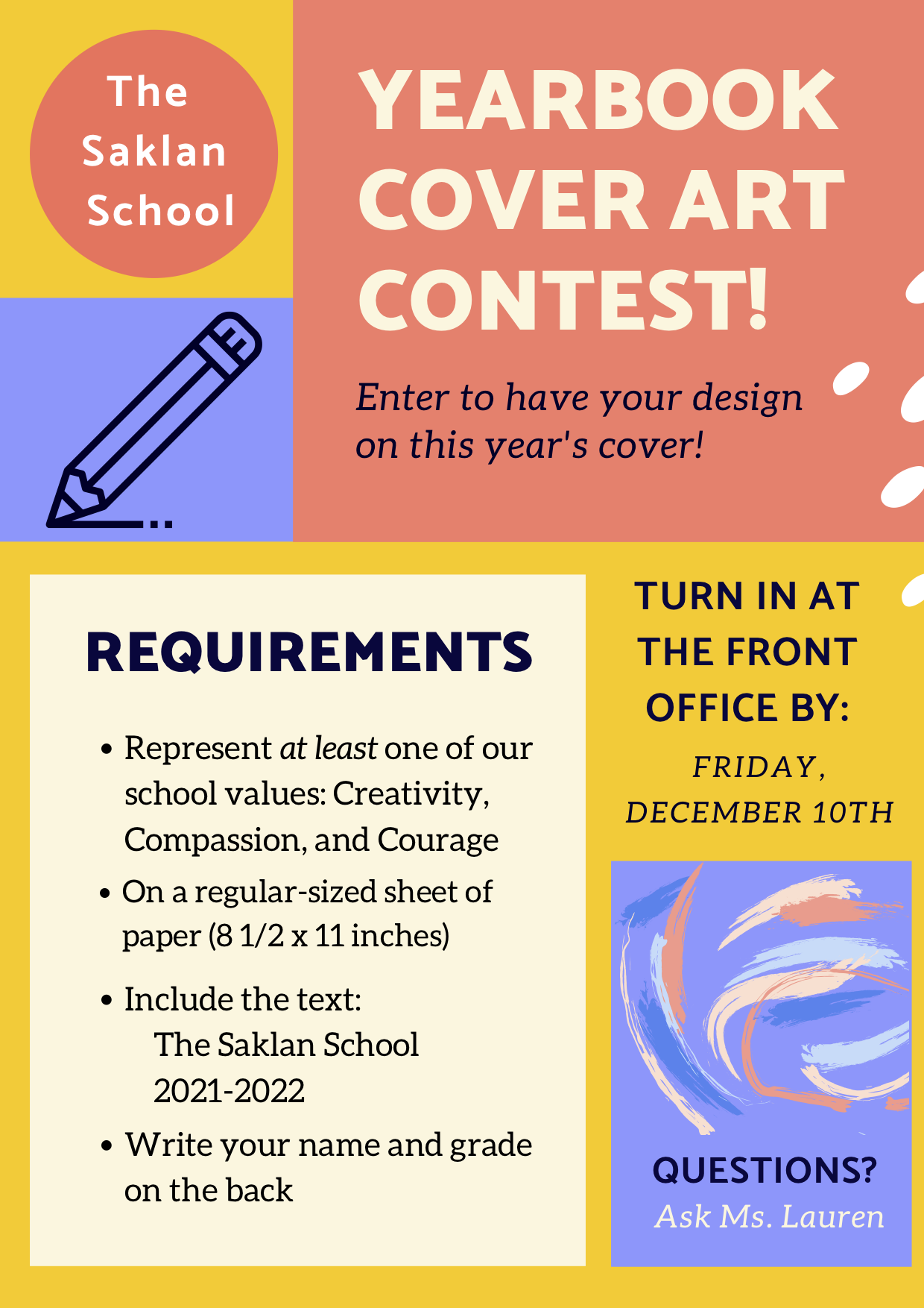 Yearbook Cover Contest – FRIDAY BLOG