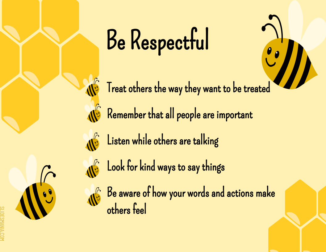 Respectful Students – FRIDAY BLOG