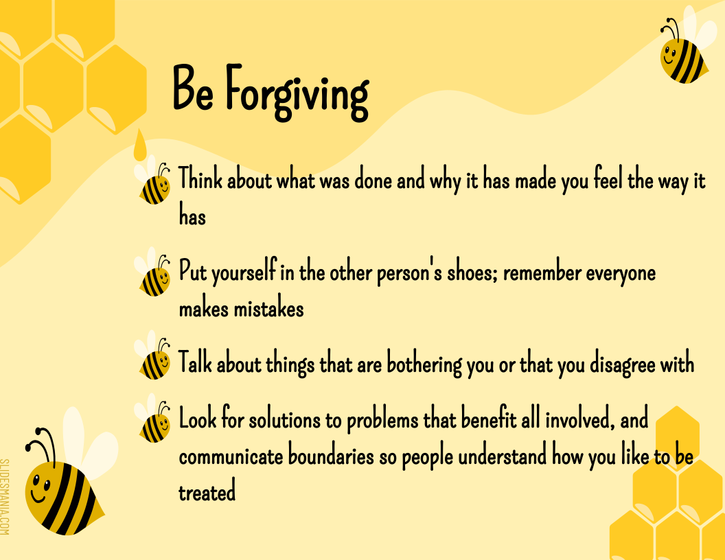 Be Forgiving – FRIDAY BLOG