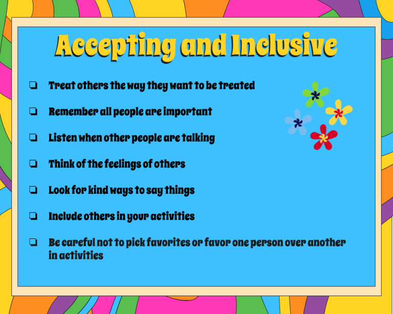 Accepting & Inclusive SEL Focus – FRIDAY BLOG